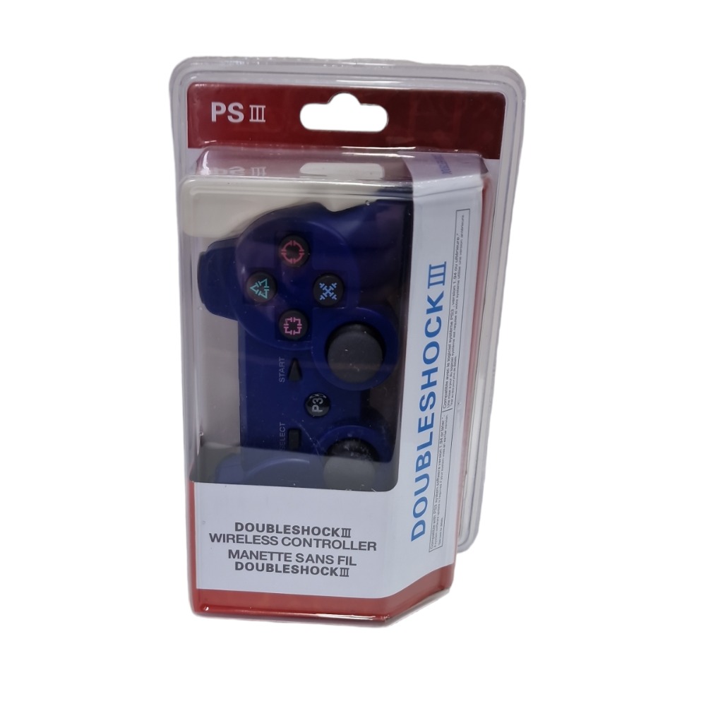 New 3rd Party PlayStation 3 Wireless Controller - Blue - Own4Less